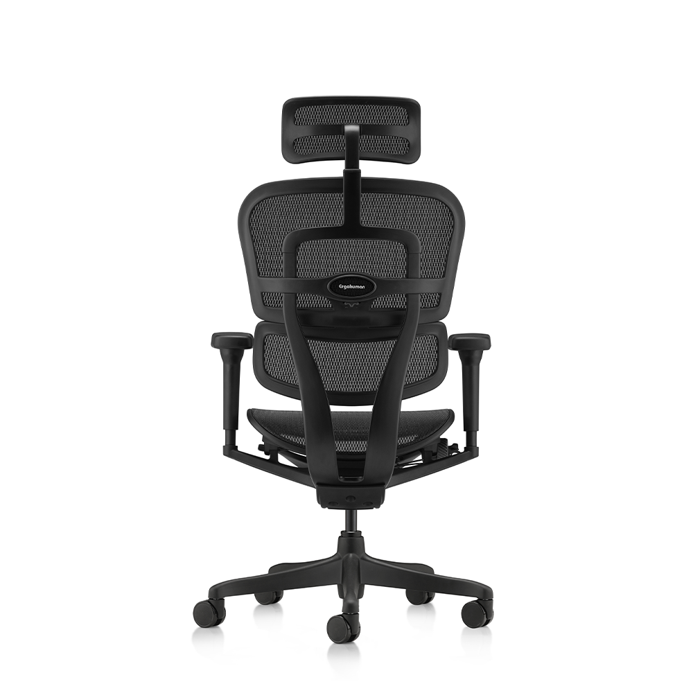 Ergohuman Ultra Black Frame Full Mesh Ergonomic Chair (5 Years Limited ...