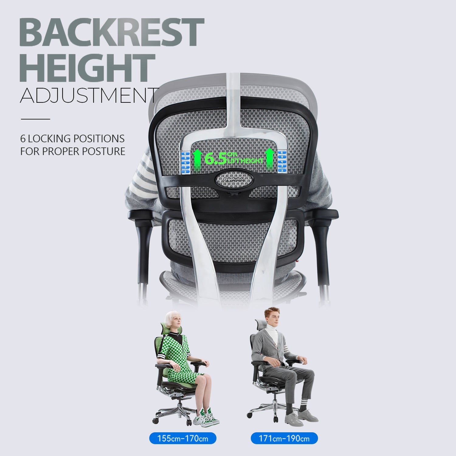 Ergohuman Elite 2 Full Mesh Ergonomic Chair Without Legrest (10 Years ...